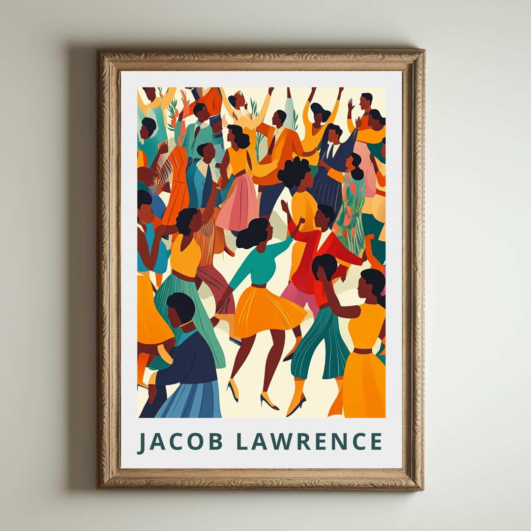 Jacob Lawrence, Jacob Lawrence Poster, African American Art, Afro Art ...