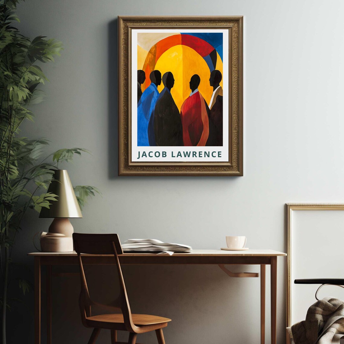 Jacob Lawrence, Jacob Lawrence Poster, African American Art, Afro Art ...