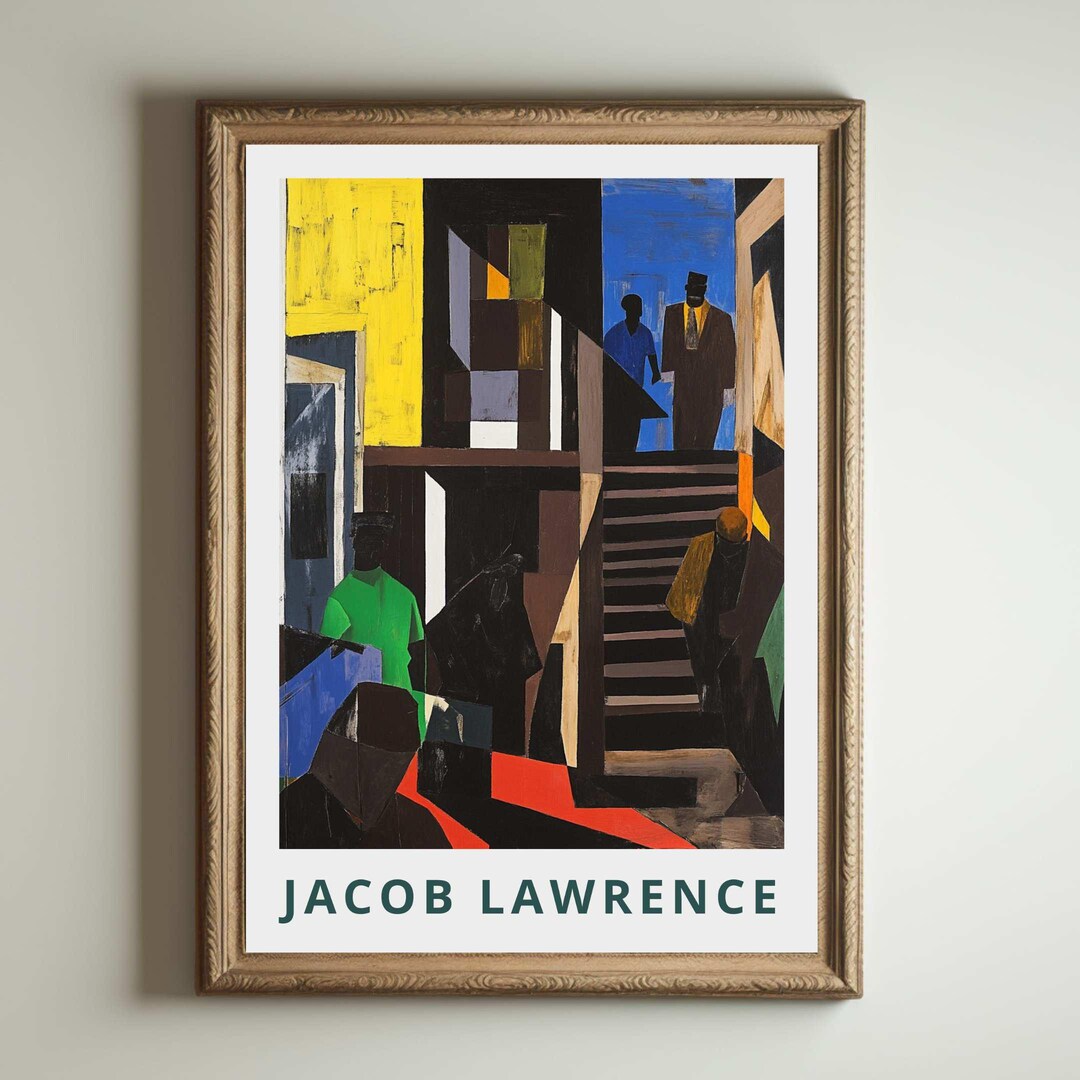 Jacob Lawrence, Jacob Lawrence Poster, African American Art, Afro Art ...