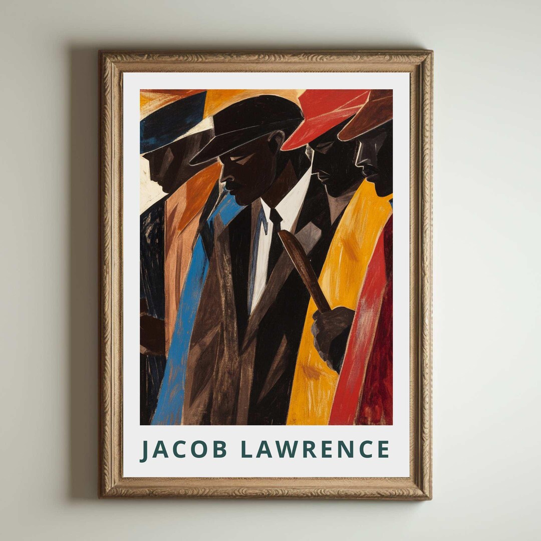 Jacob Lawrence, Jacob Lawrence Poster, African American Art, Afro Art ...