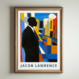 Jacob Lawrence, Jacob Lawrence Poster, African American Art, Afro Art ...