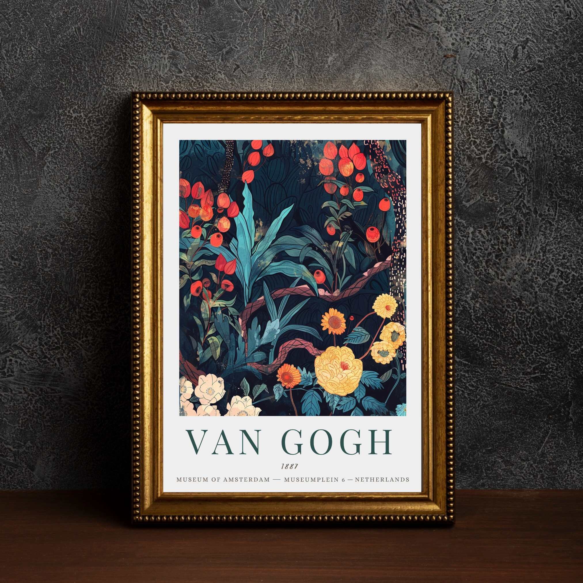 Van Gogh Print Vincent Van Gogh Poster Van Gogh Wall Art Print Van Gogh ...
