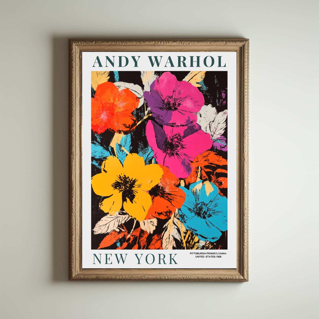 Andy Warhol Poster, Andy Warhol Artwork, Andy Warhol, Pop Art Print ...