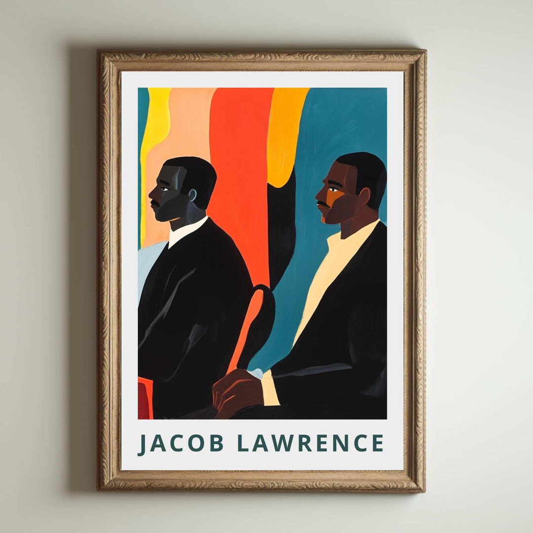 Jacob Lawrence, Jacob Lawrence Poster, African American Art, Afro Art ...