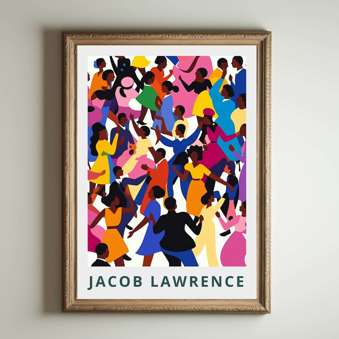 Jacob Lawrence, Jacob Lawrence Poster, African American Art, Afro Art ...