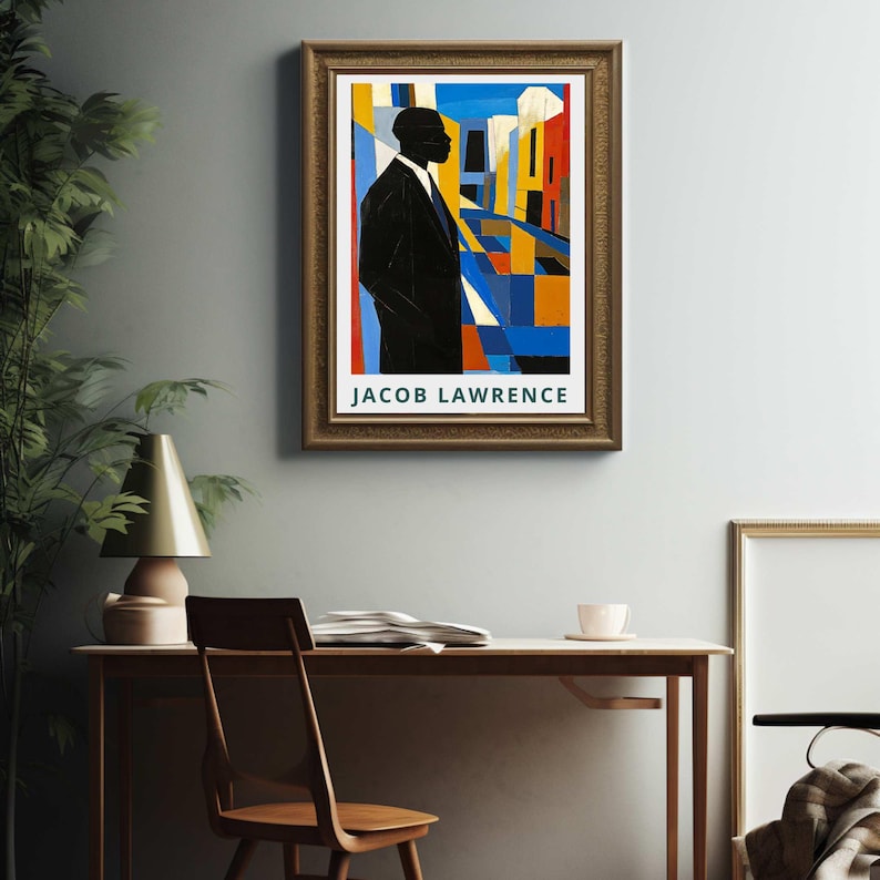 Jacob Lawrence, Jacob Lawrence Poster, African American Art, Afro Art ...