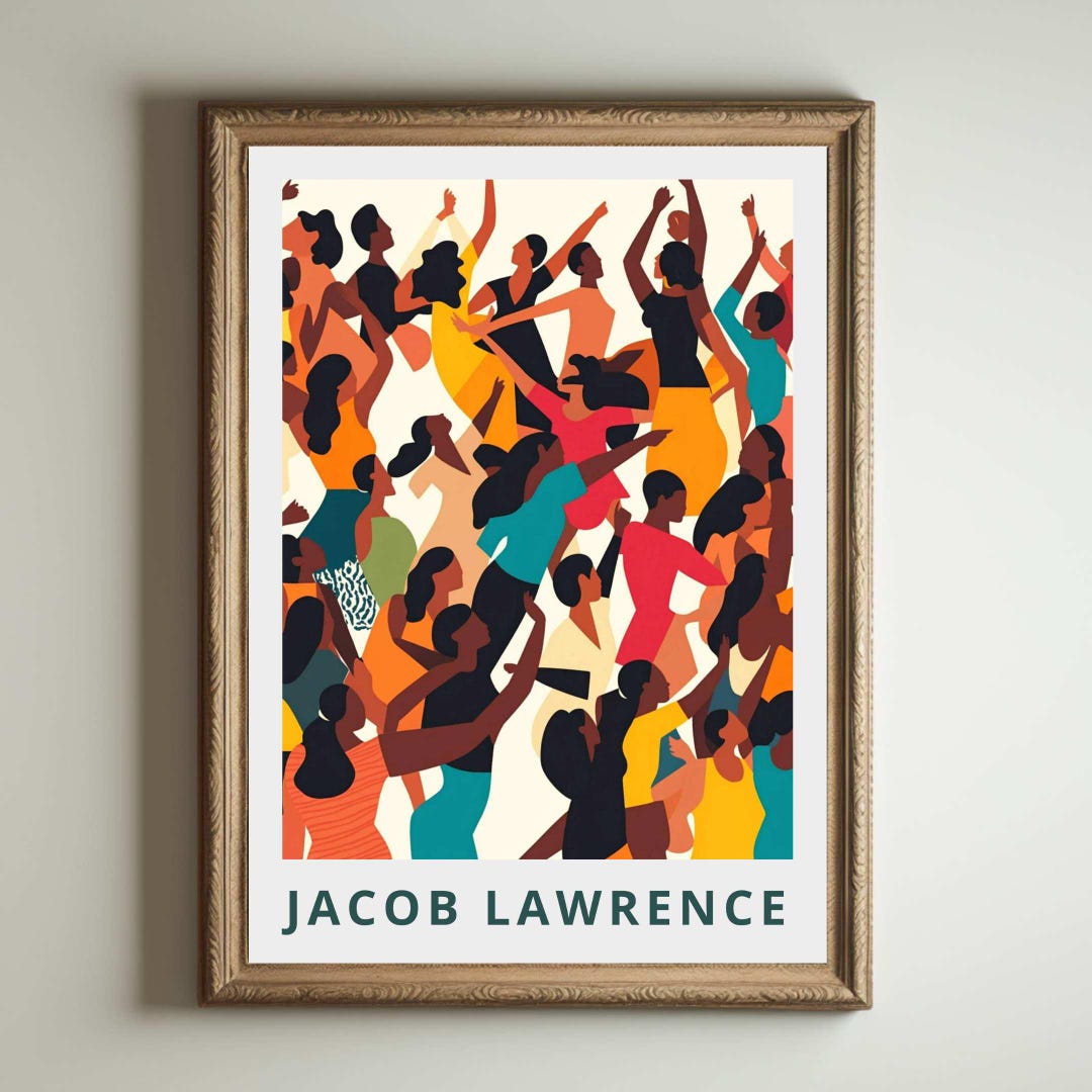 Jacob Lawrence, Jacob Lawrence Poster, African American Art, Afro Art ...