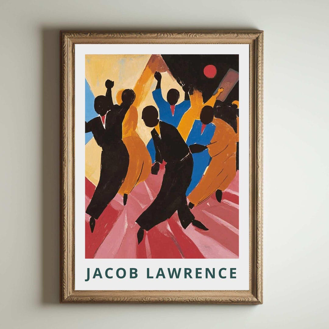 Jacob Lawrence, Jacob Lawrence Poster, African American Art, Afro Art ...