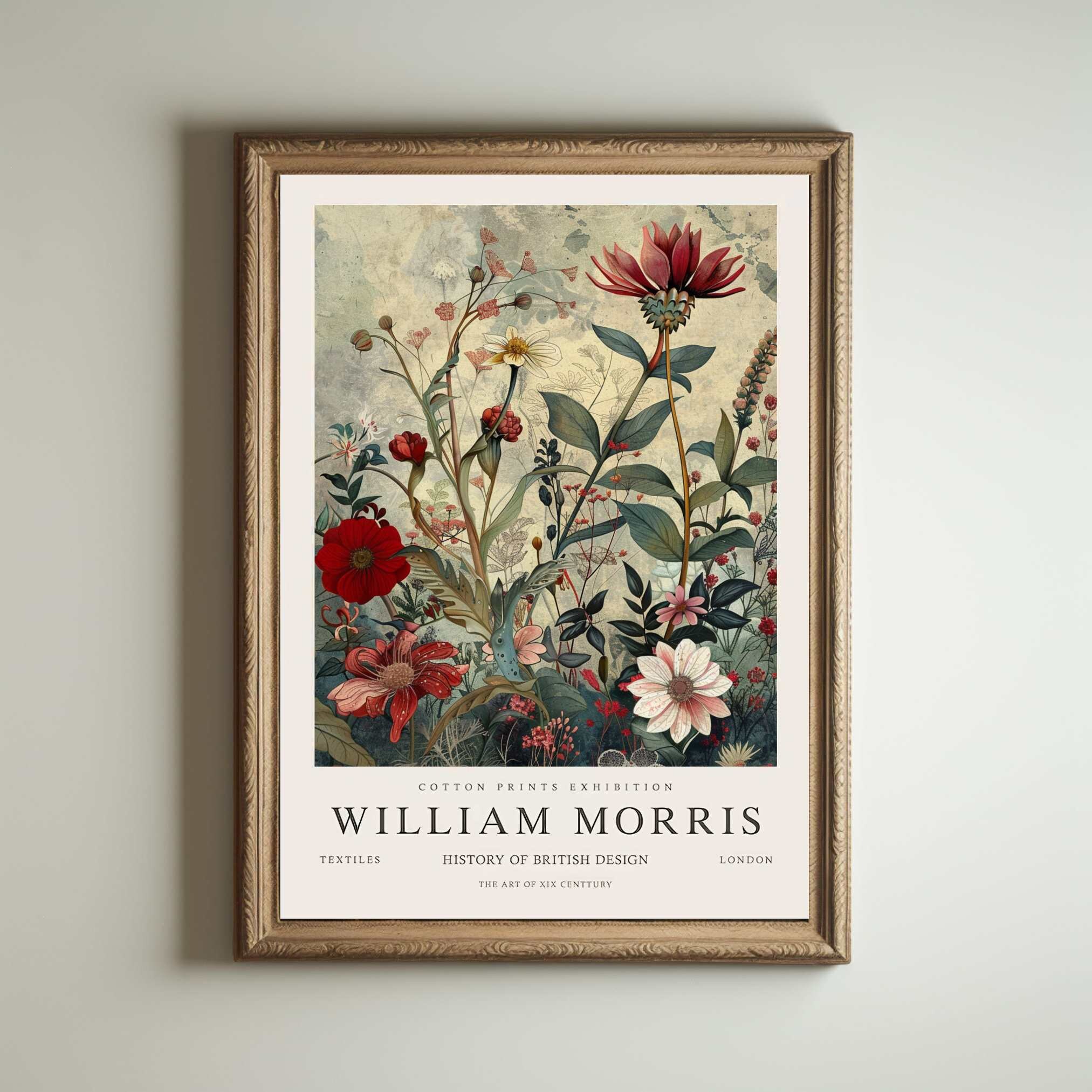 William Morris Print, Kew Gardens Print, London Print, William Morris ...