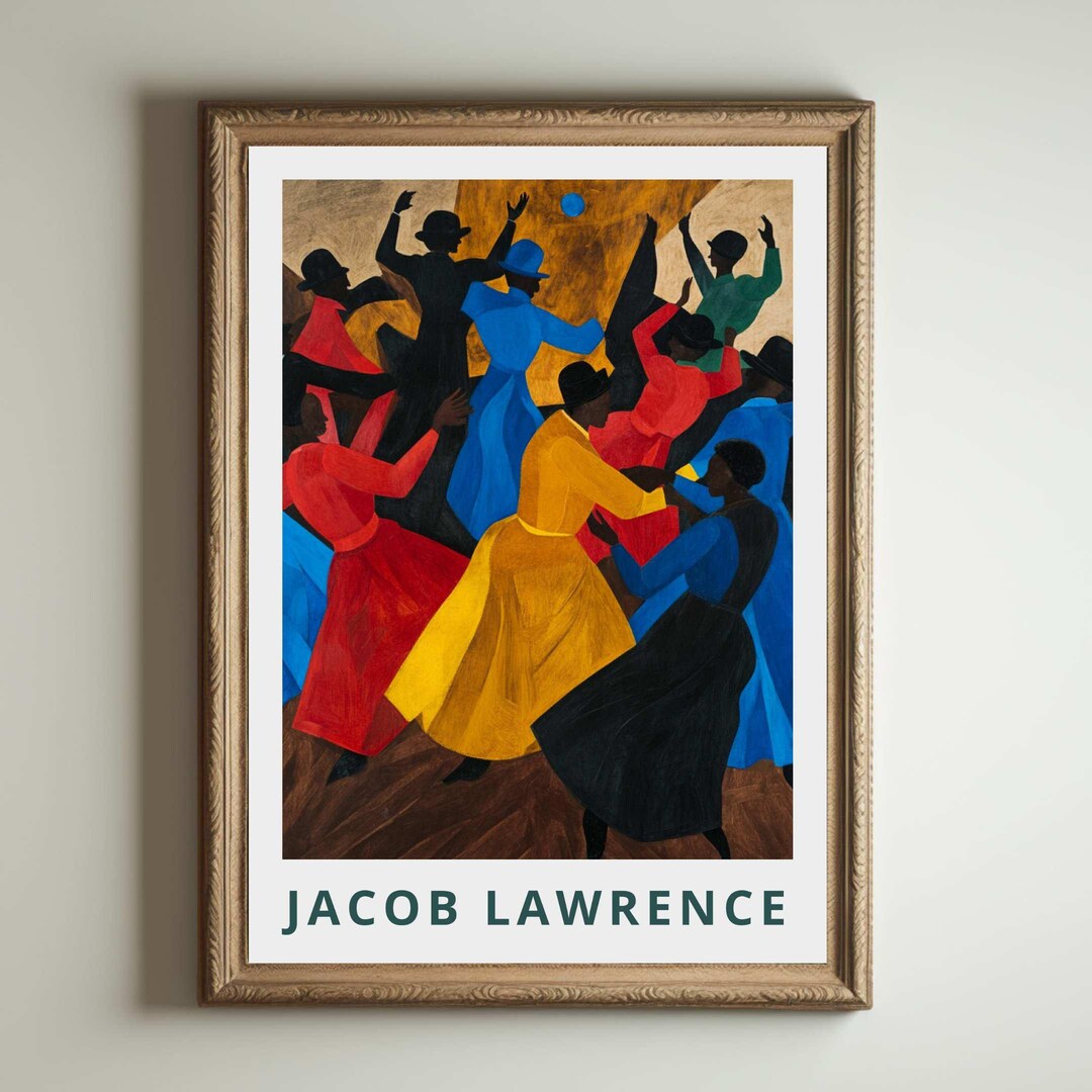Jacob Lawrence, Jacob Lawrence Poster, African American Art, Afro Art ...