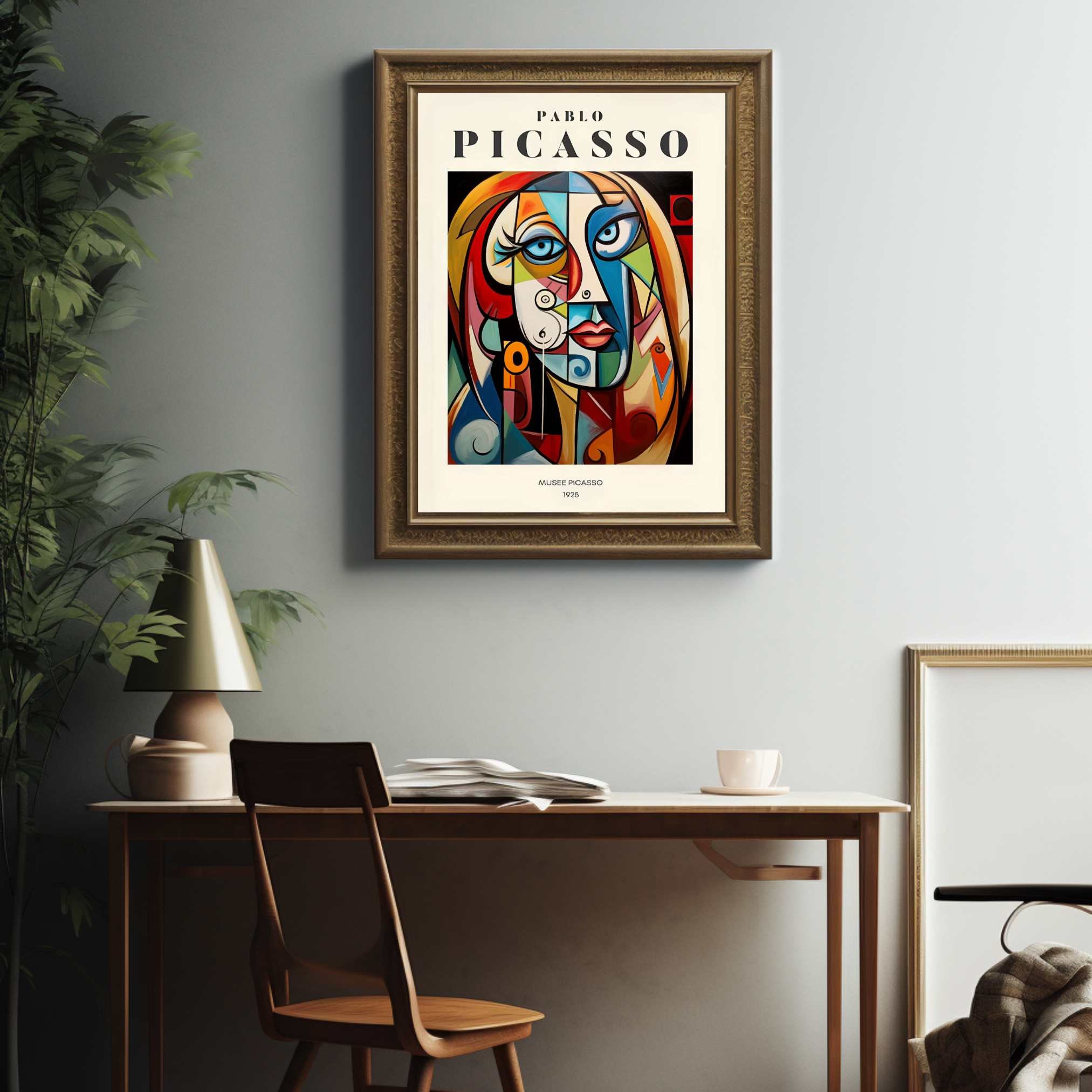 Picasso Art Poster, Picasso Wall Art, Picasso Exhibition Print, Neutral ...