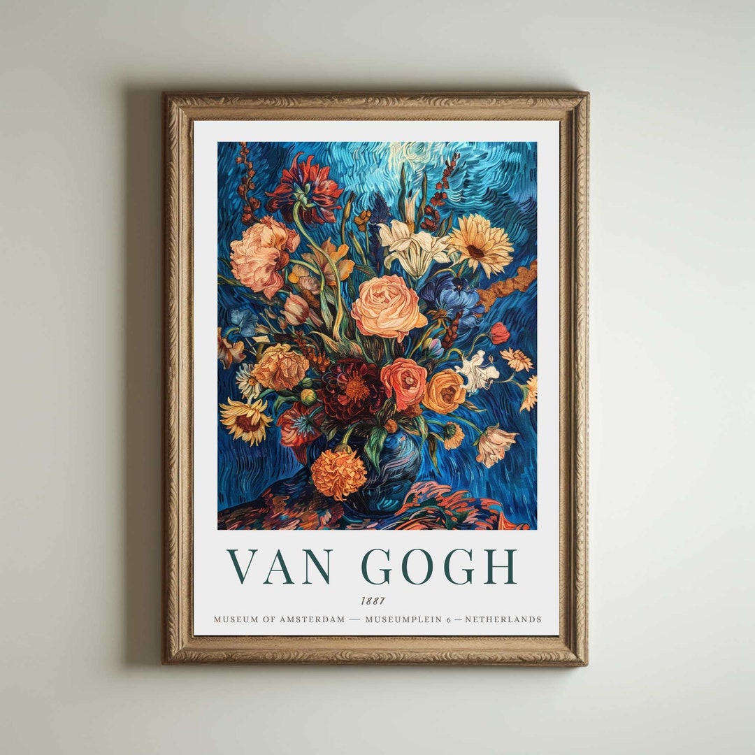 Van Gogh Print | Vincent Van Gogh Poster | Van Gogh Wall Art Print ...