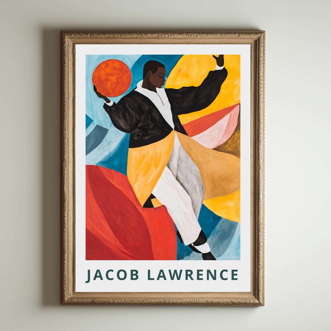 Jacob Lawrence, Jacob Lawrence Poster, African American Art, Afro Art ...
