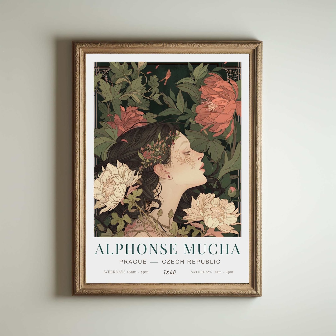 Alphonse Mucha Alphonse Mucha Poster Alphonse Mucha Print Giclée Matte ...