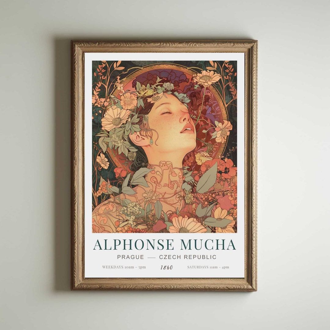 Alphonse Mucha | Alphonse Mucha Print | Art Nouveau Stained Glass ...