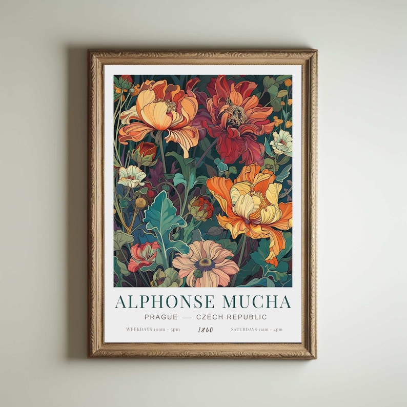 Alphonse Mucha Poster | Alphonse Mucha | Alphonse Mucha Print | Giclée ...