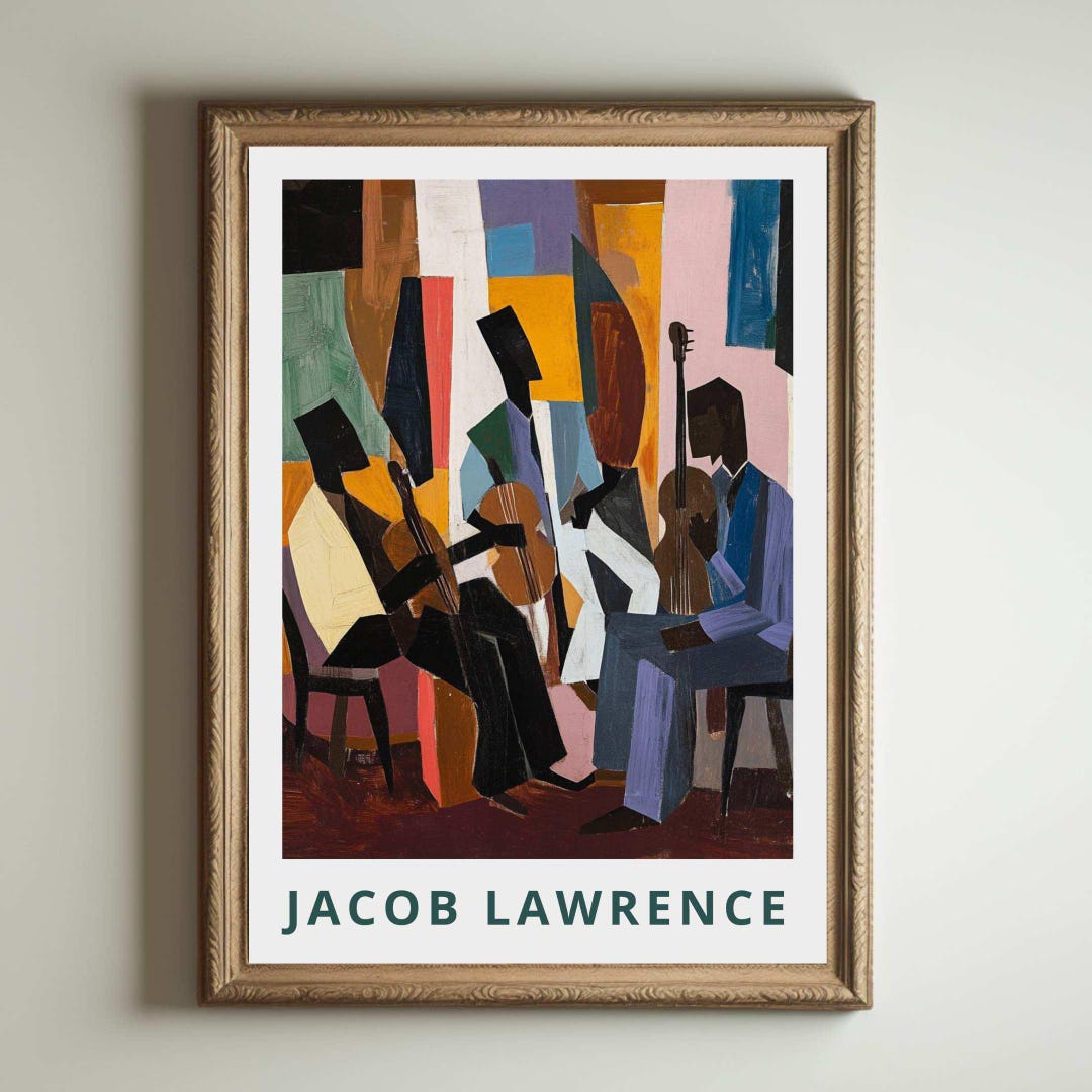 Jacob Lawrence, Jacob Lawrence Poster, African American Art, Afro Art ...