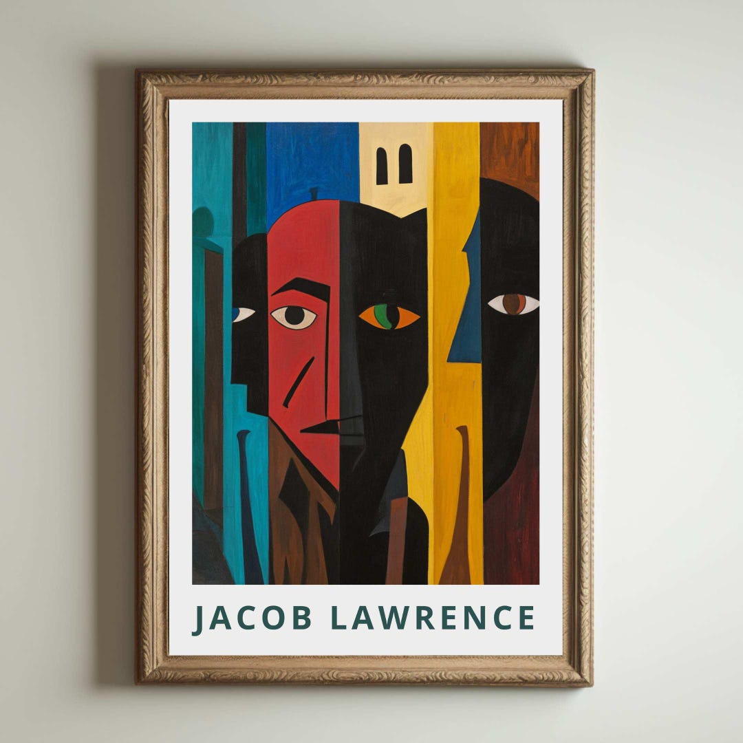 Jacob Lawrence, Jacob Lawrence Poster, African American Art, Afro Art ...