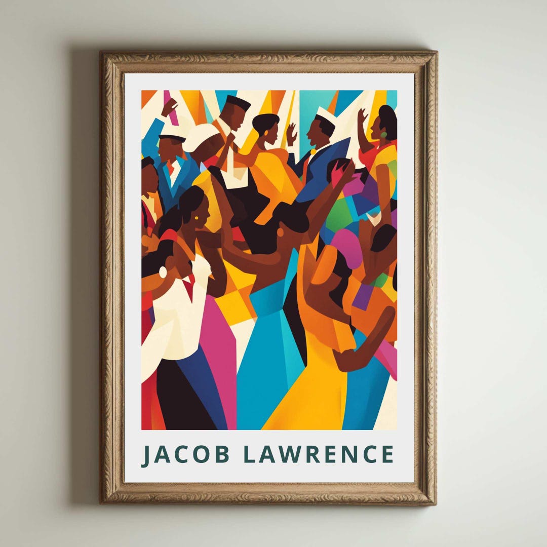 Jacob Lawrence, Jacob Lawrence Poster, African American Art, Afro Art ...
