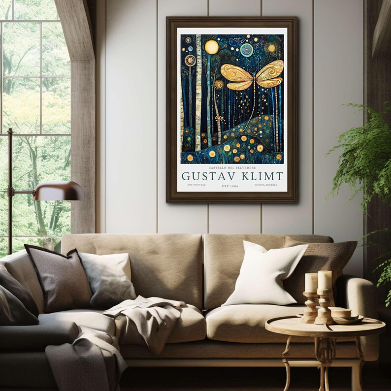 Gustav Klimt Print, Klimt Museum Poster, Gustav Klimt Poster, Klimt ...