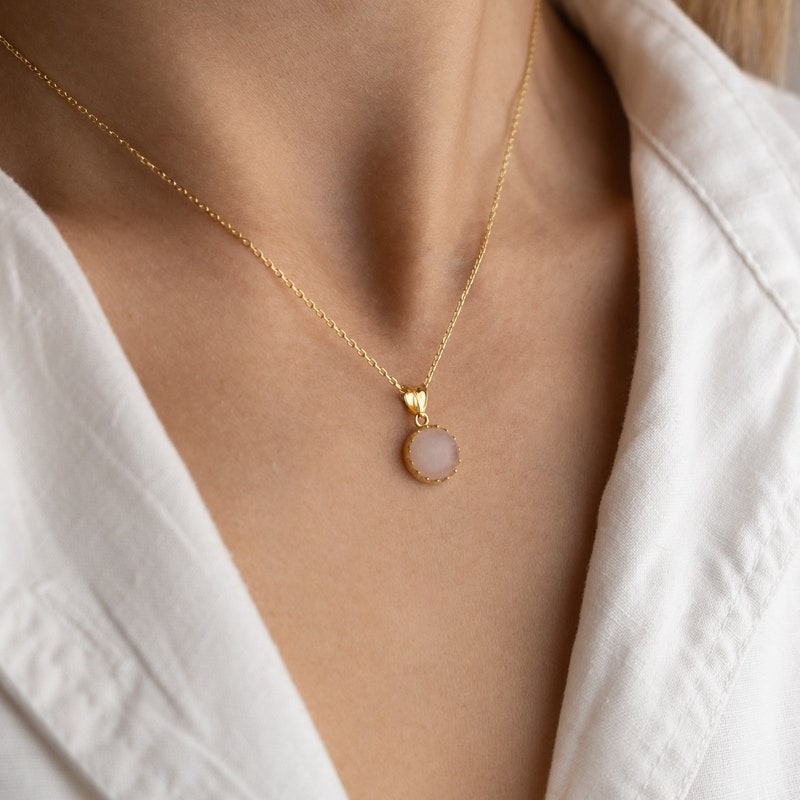 Quartz Necklace - Etsy