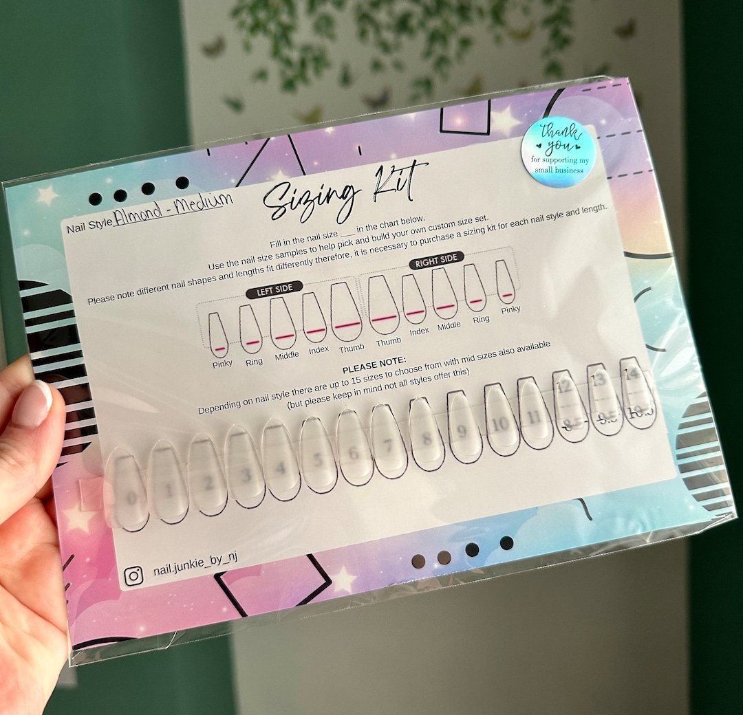 Nail Sizing Kit for Press on Nails - Etsy