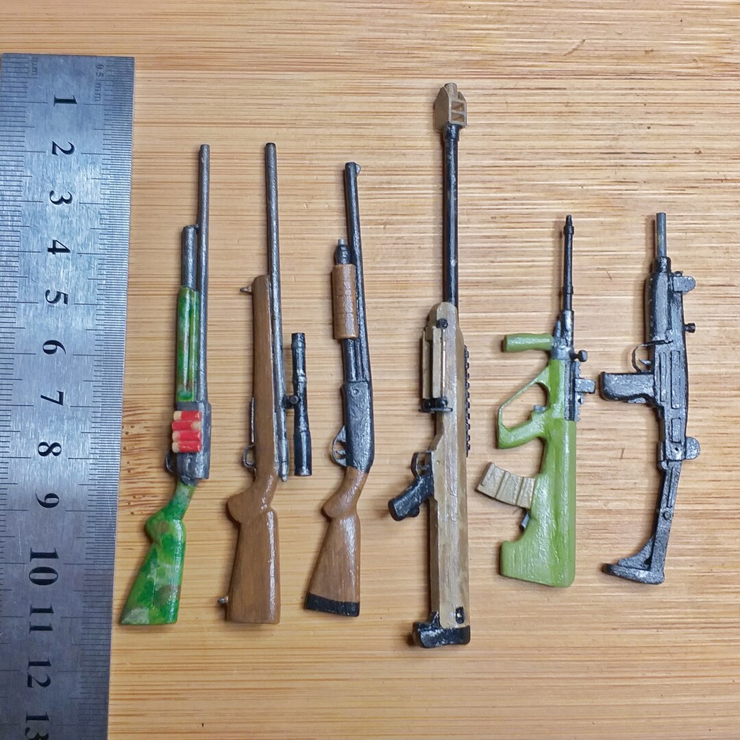 Miniature Weapon/gun Replicas Remington 700/870, Uzi Barrett M99, Steyr ...
