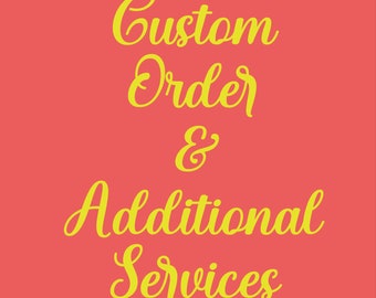 Additional Services - Etsy