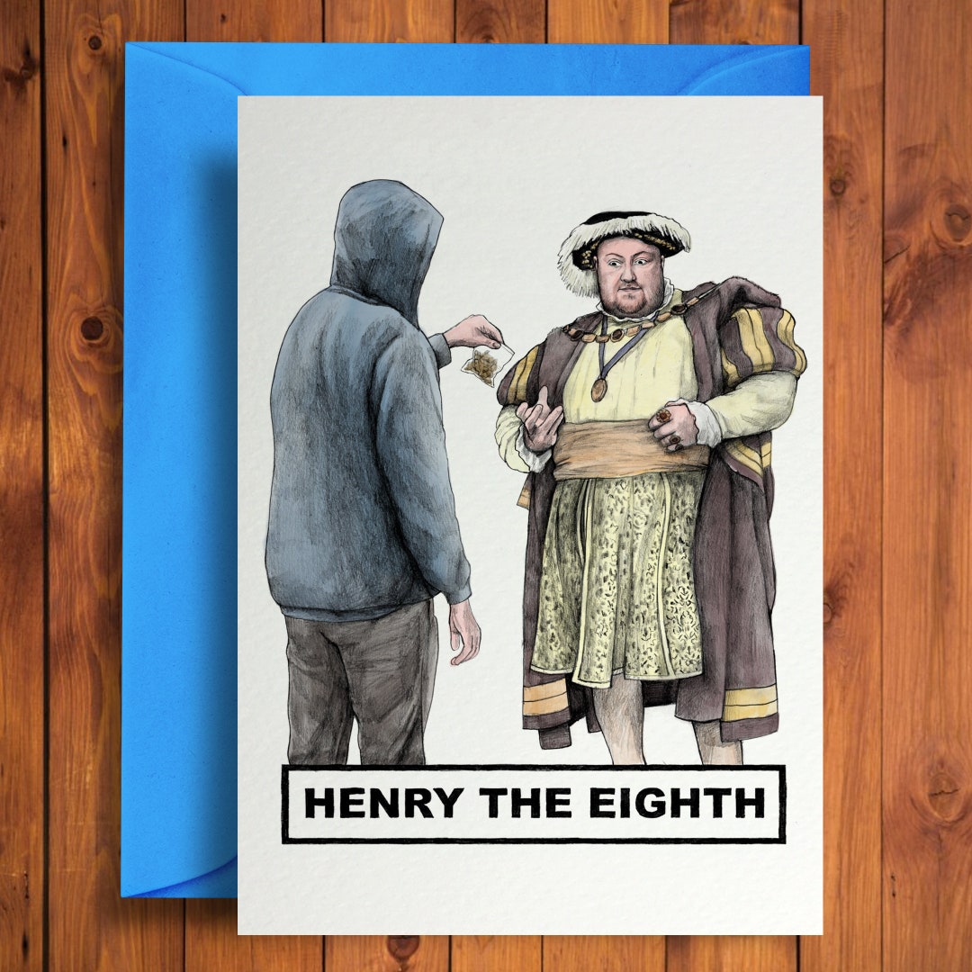 Henry the Eighth Funny Birthday Card - Etsy