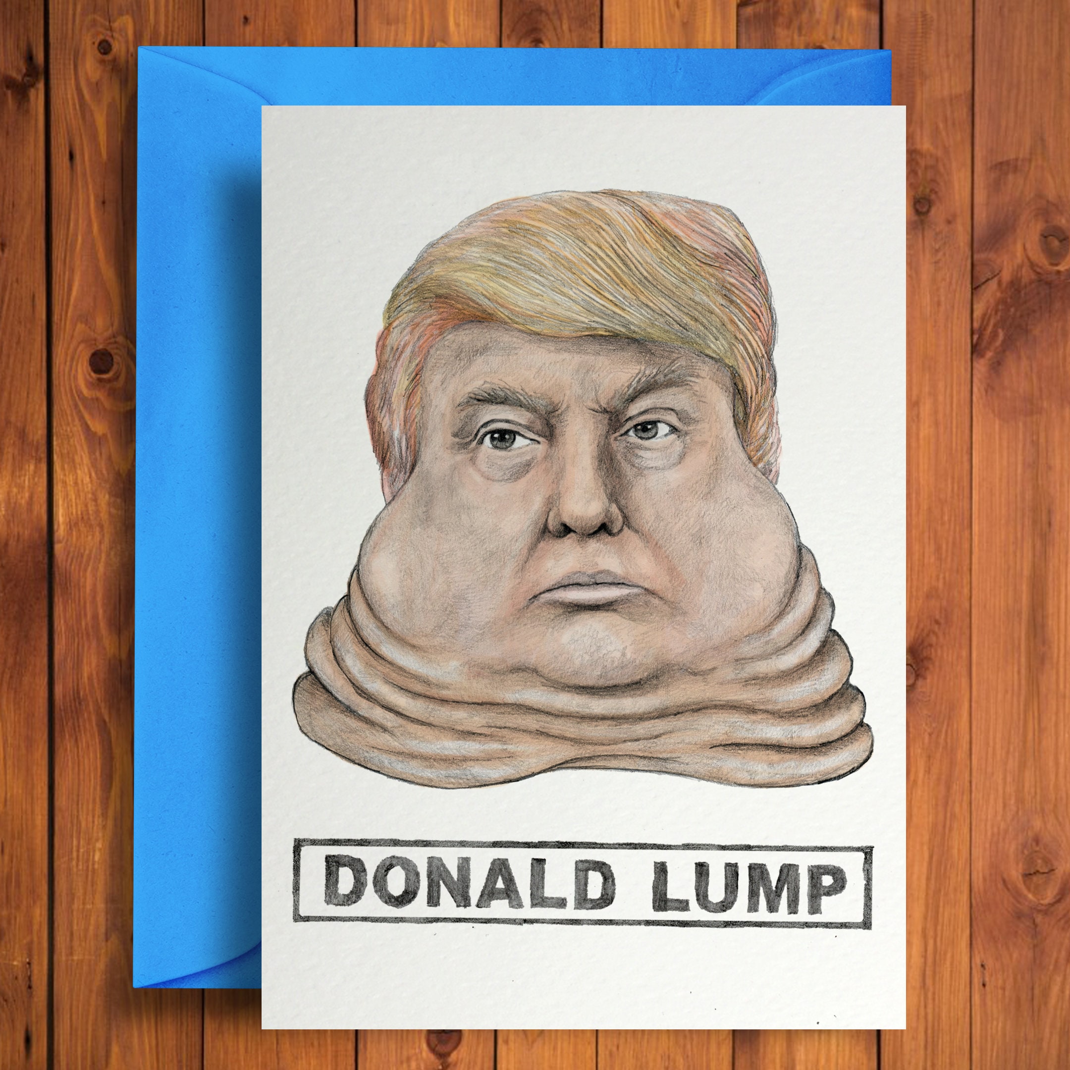 Donald Lump - Funny Birthday Card - Etsy