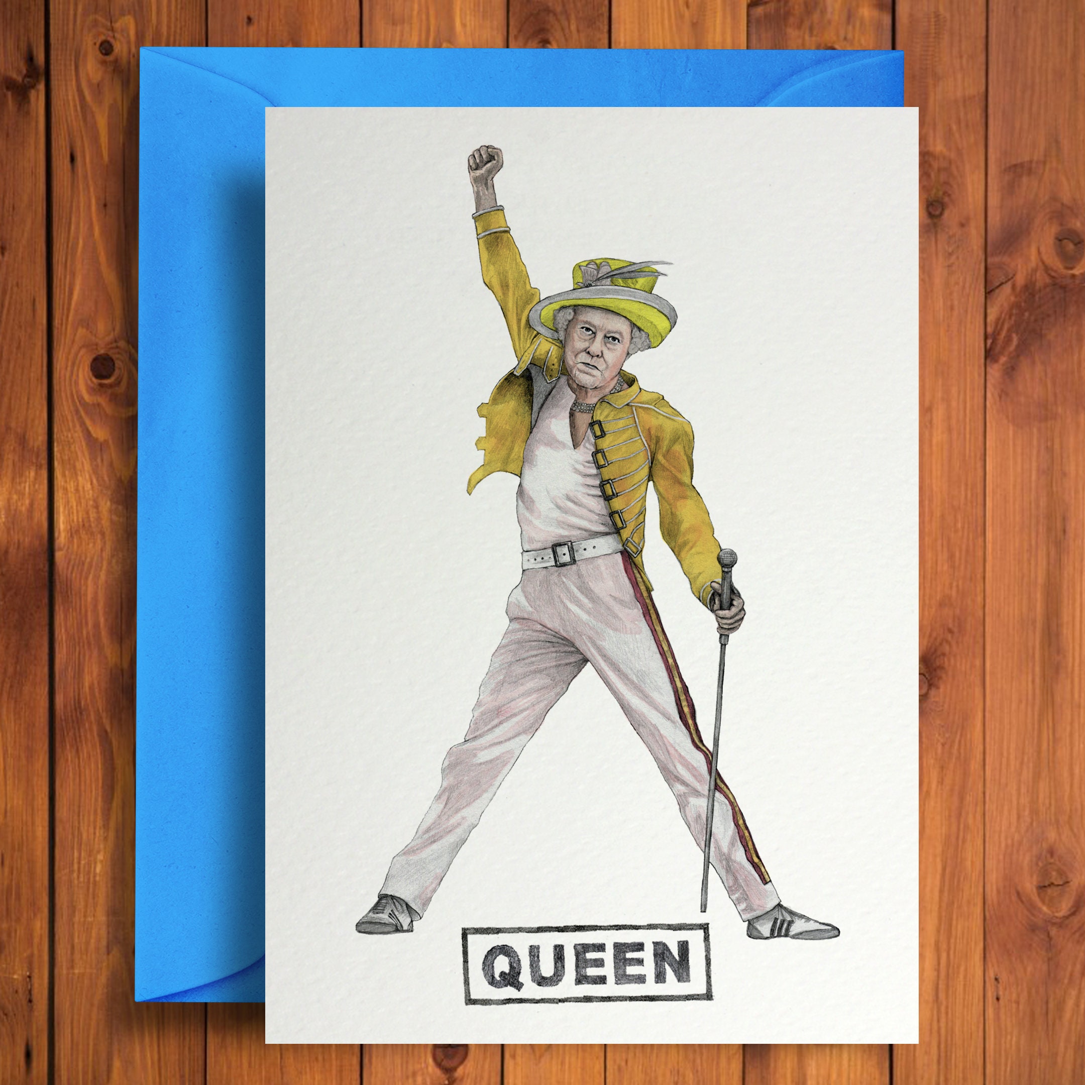 Queen Funny Birthday Card - Etsy