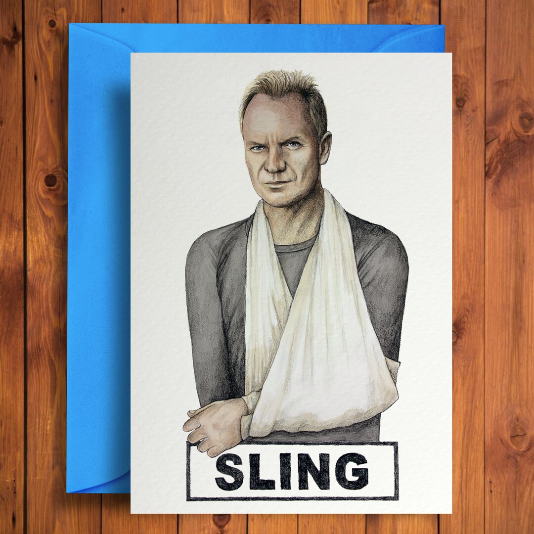 Sling - Funny Birthday Card - Etsy