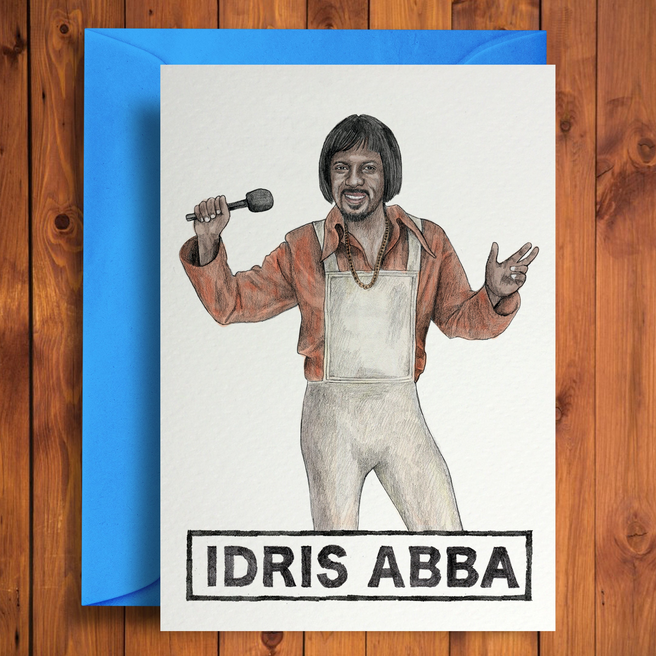 Idris Abba - Funny Birthday Card - Etsy