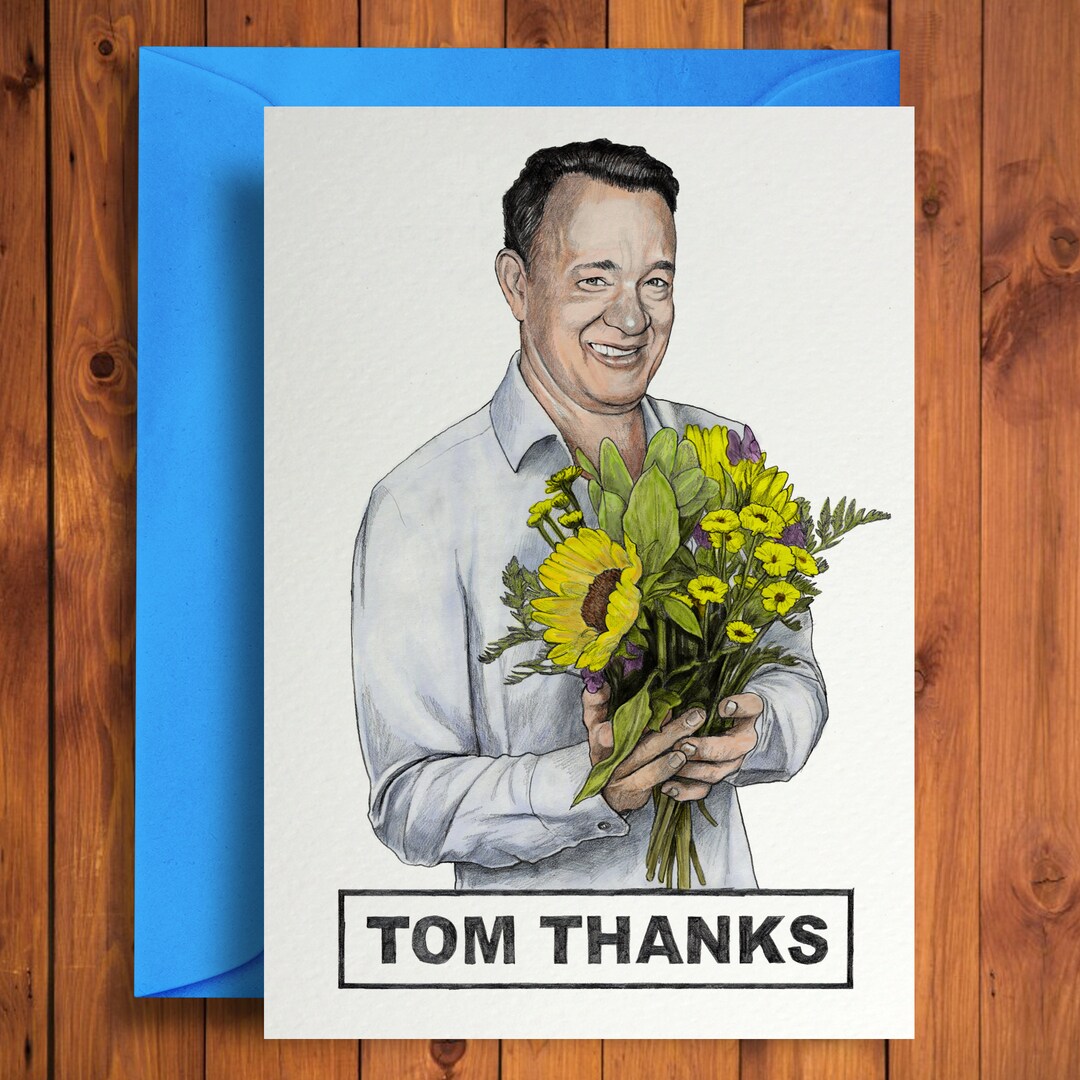 Tom Thanks - Funny Birthday Card - Etsy