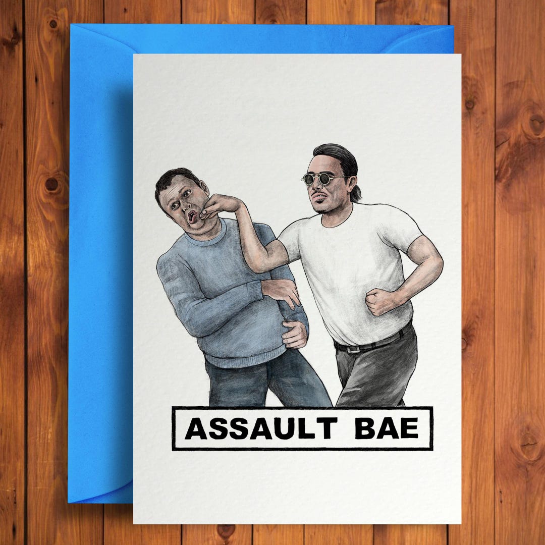 Assault Bae - Funny Birthday Card - Etsy
