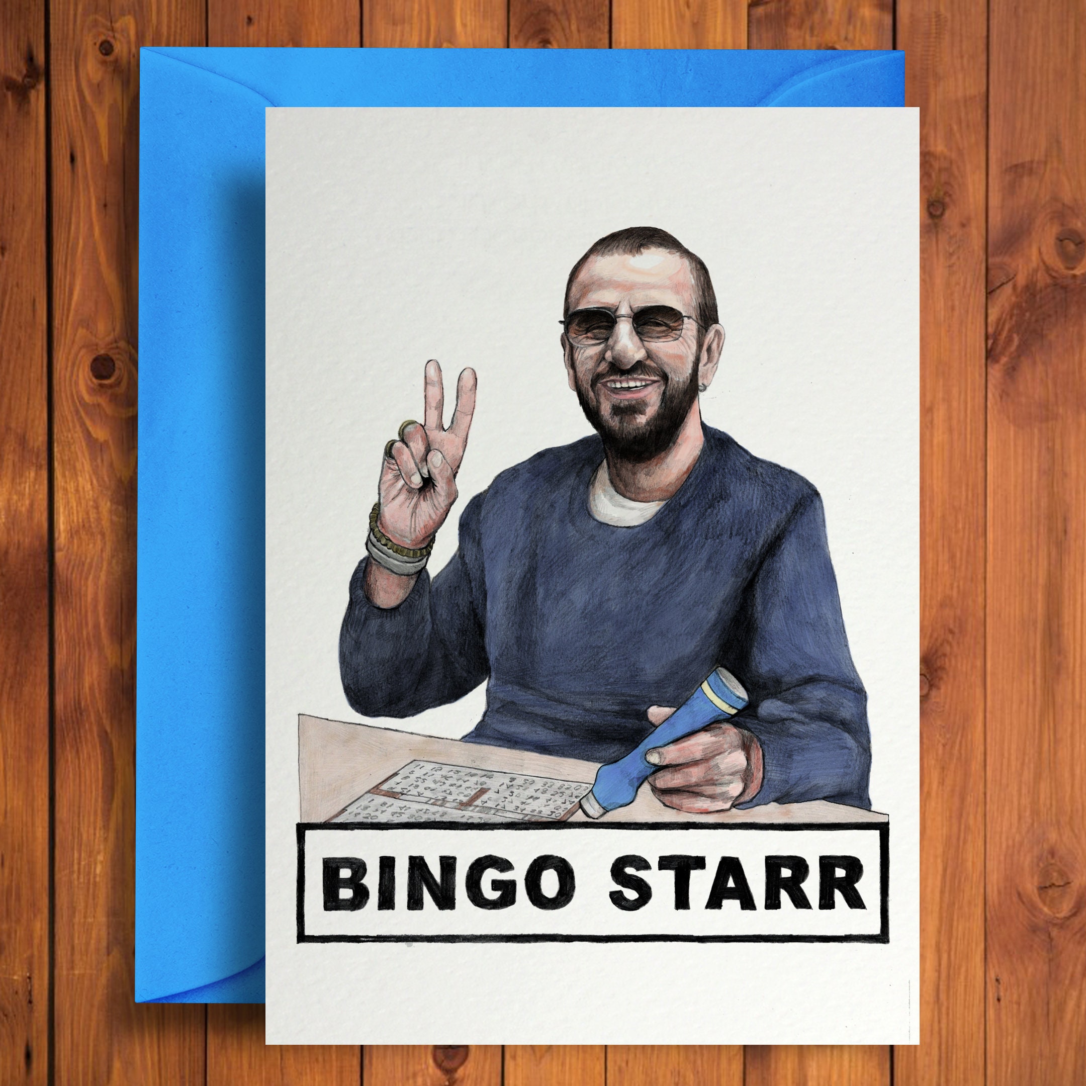 Bingo Starr - Funny Birthday Card - Etsy