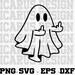 Ghost Middle Finger Svg, Dxf, Eps, Png, Halloween Svg, Dxf, Eps, Png ...