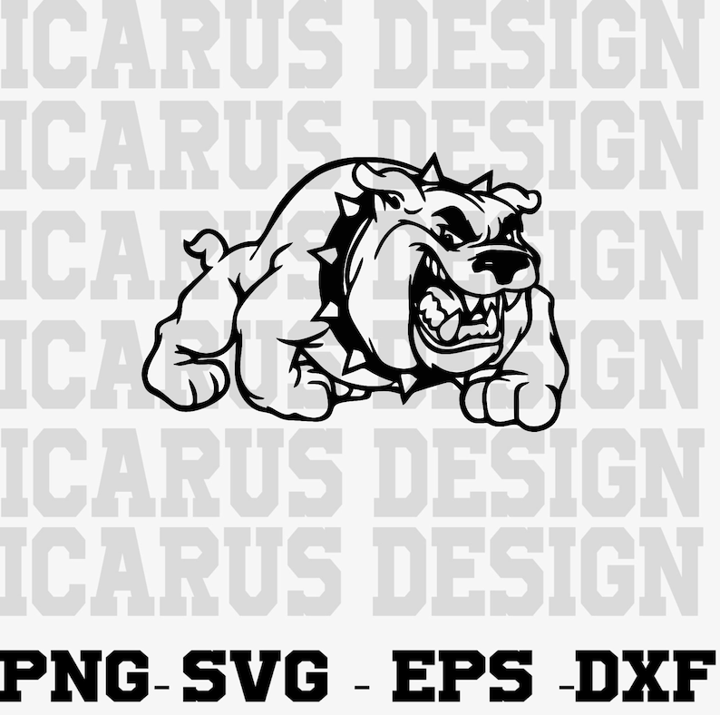 English Bulldog Svg Png Eps Dxf Bulldog Svg Bulldog - Etsy