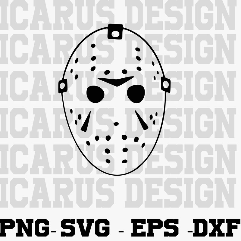 Jason Mask Svg - Etsy