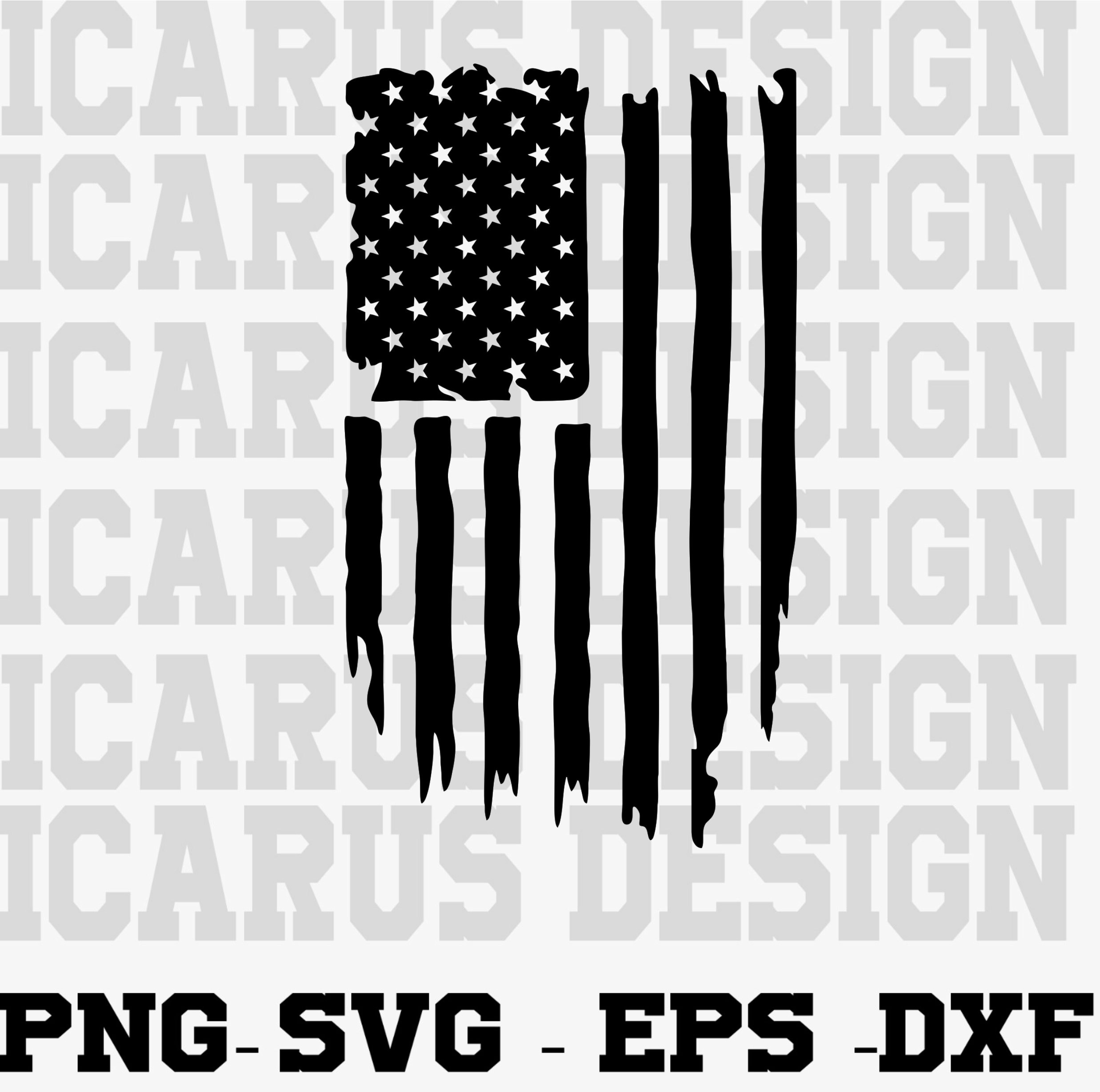 American Flag SVG PNG PDF Instant Download Usa Flag Svg Svg - Etsy