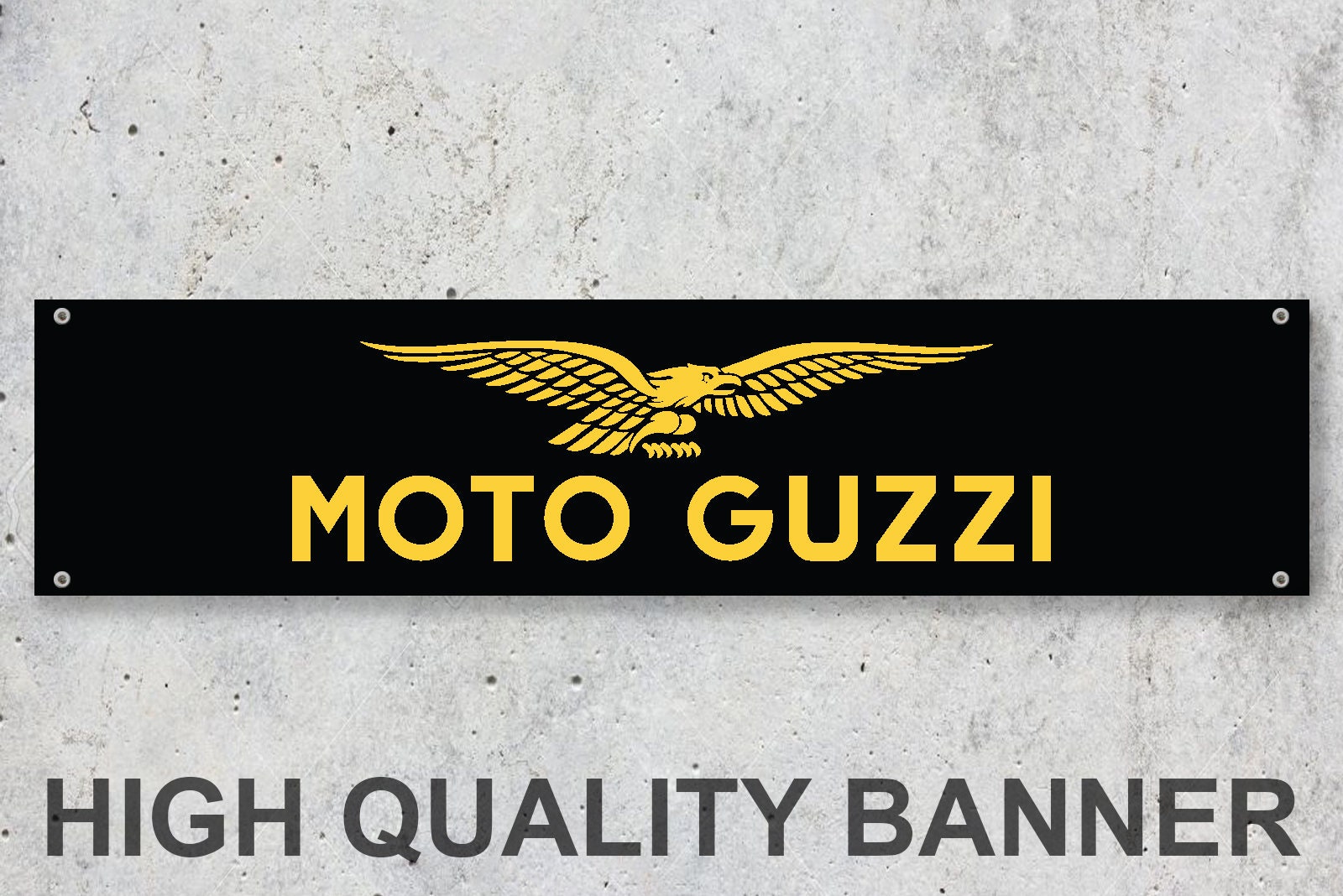 Moto Guzzi Vinyl Banner Workspace Sign Decoration Garage Car Bike ...