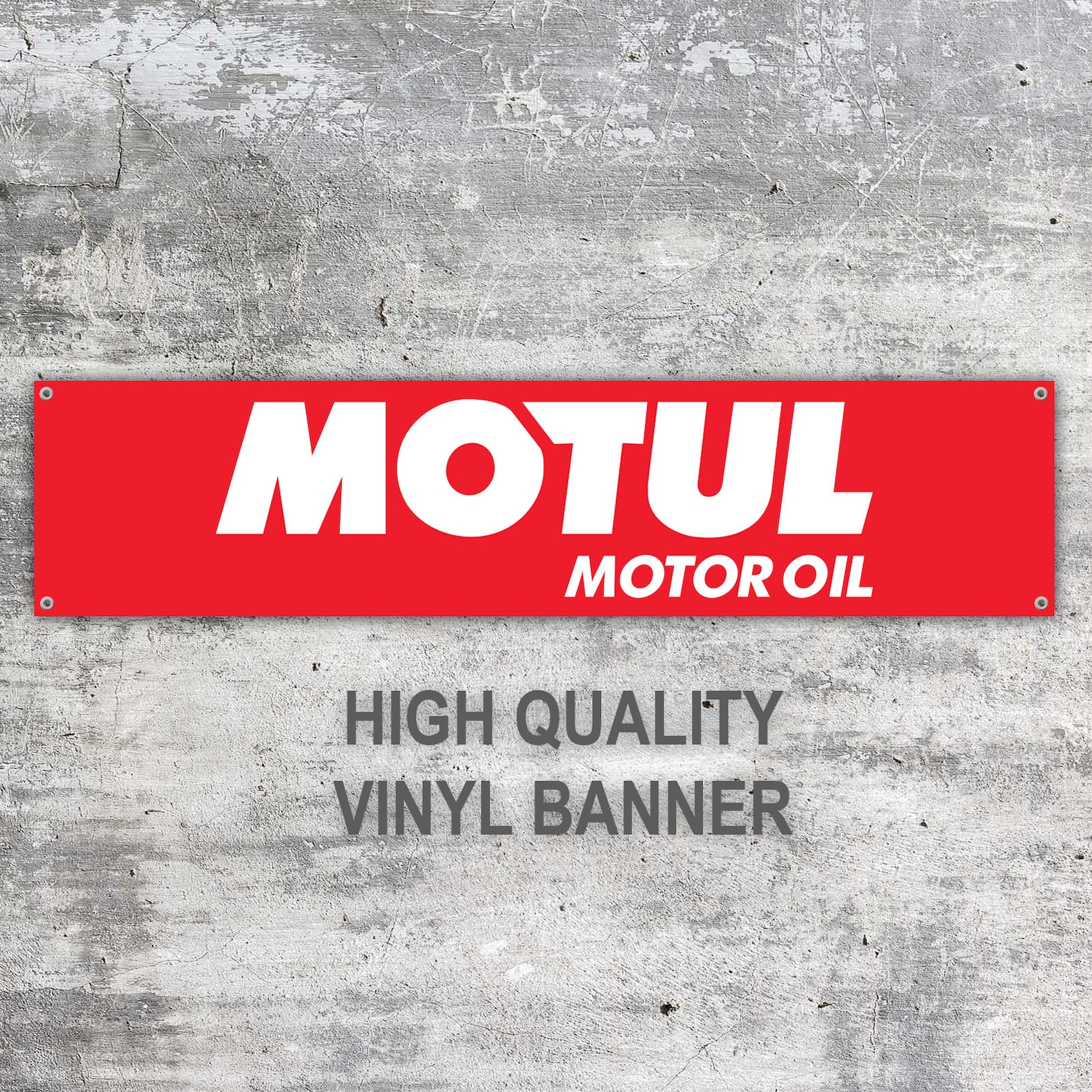 Motul Vinyl Banner Workspace Sign Decoration Garage Car Bike Motorbike ...