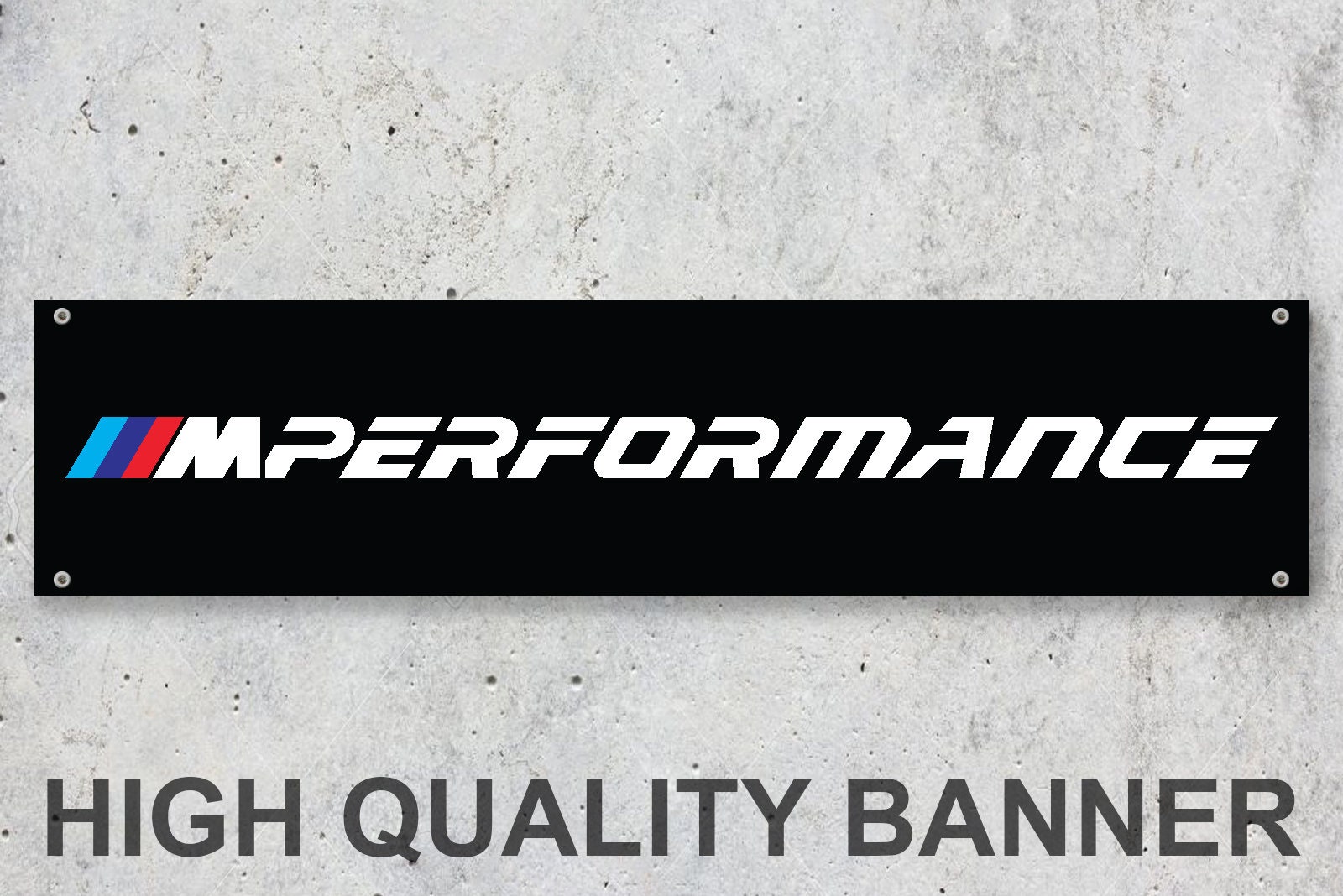 BMW M Performance Vinyl Banner Workspace Sign Decoration Garage Car ...