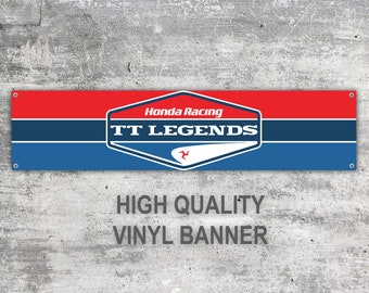 Honda Racing the Power of Dreams Vinyl Banner Garage Motorsport ...