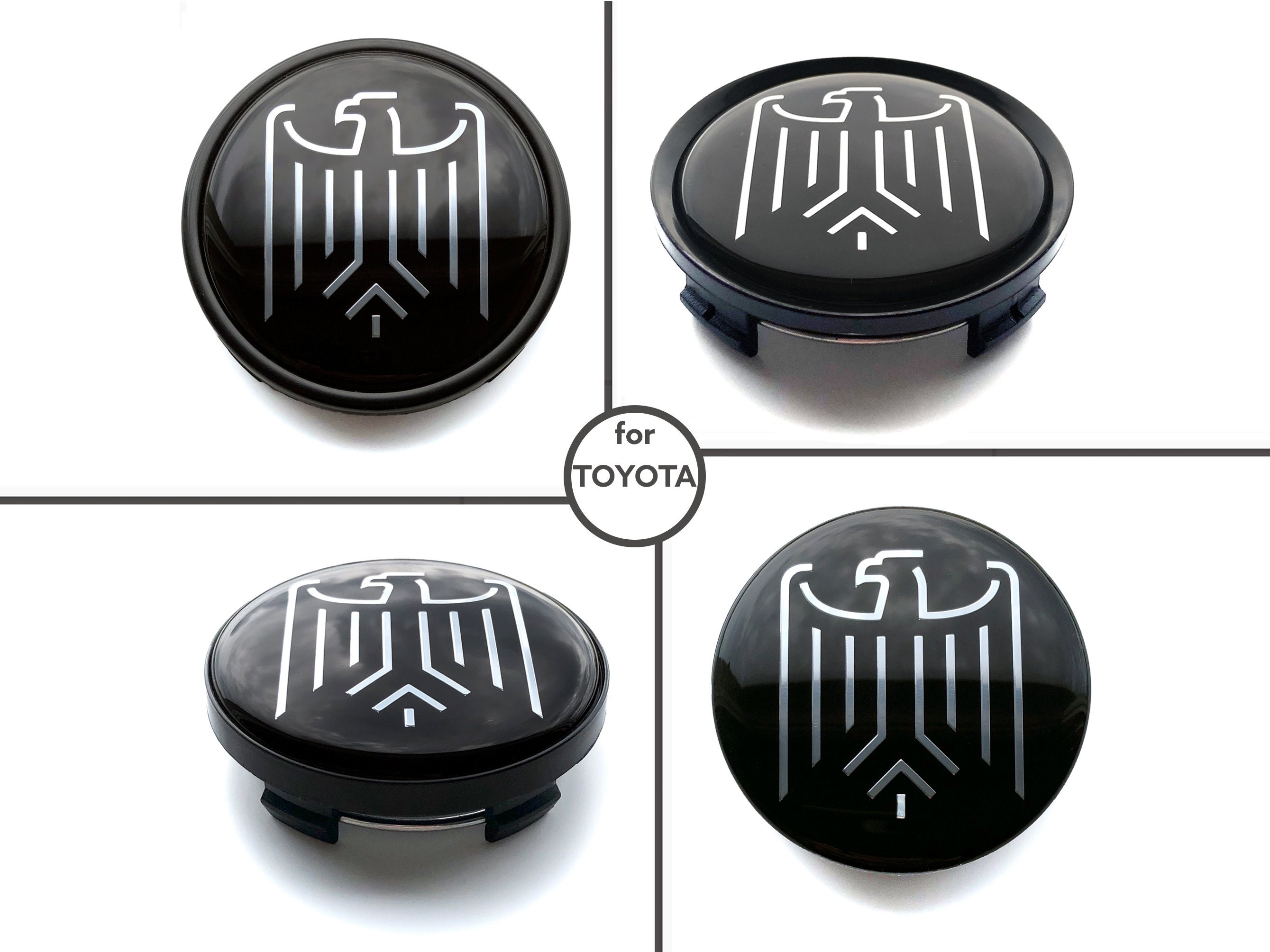 TOYOTA Wheel Center Hub Caps Covers 51mm 54mm 56mm 57mm 58mm 59mm 60mm ...