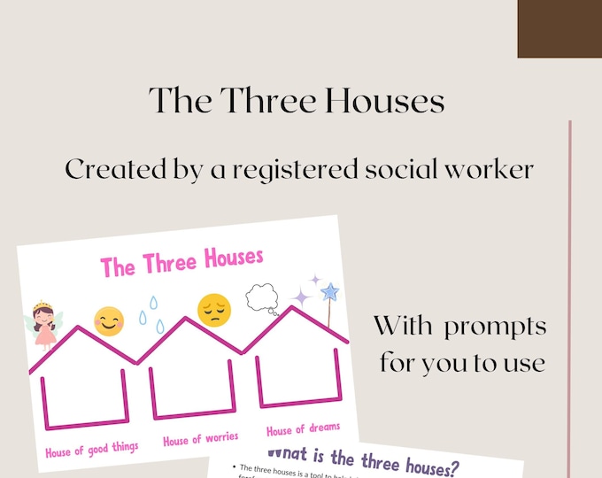 The Three Houses | the Three Houses Activity | Children Worries and ...