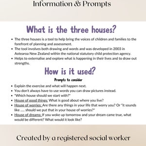 The Three Houses the Three Houses Activity Children - Etsy