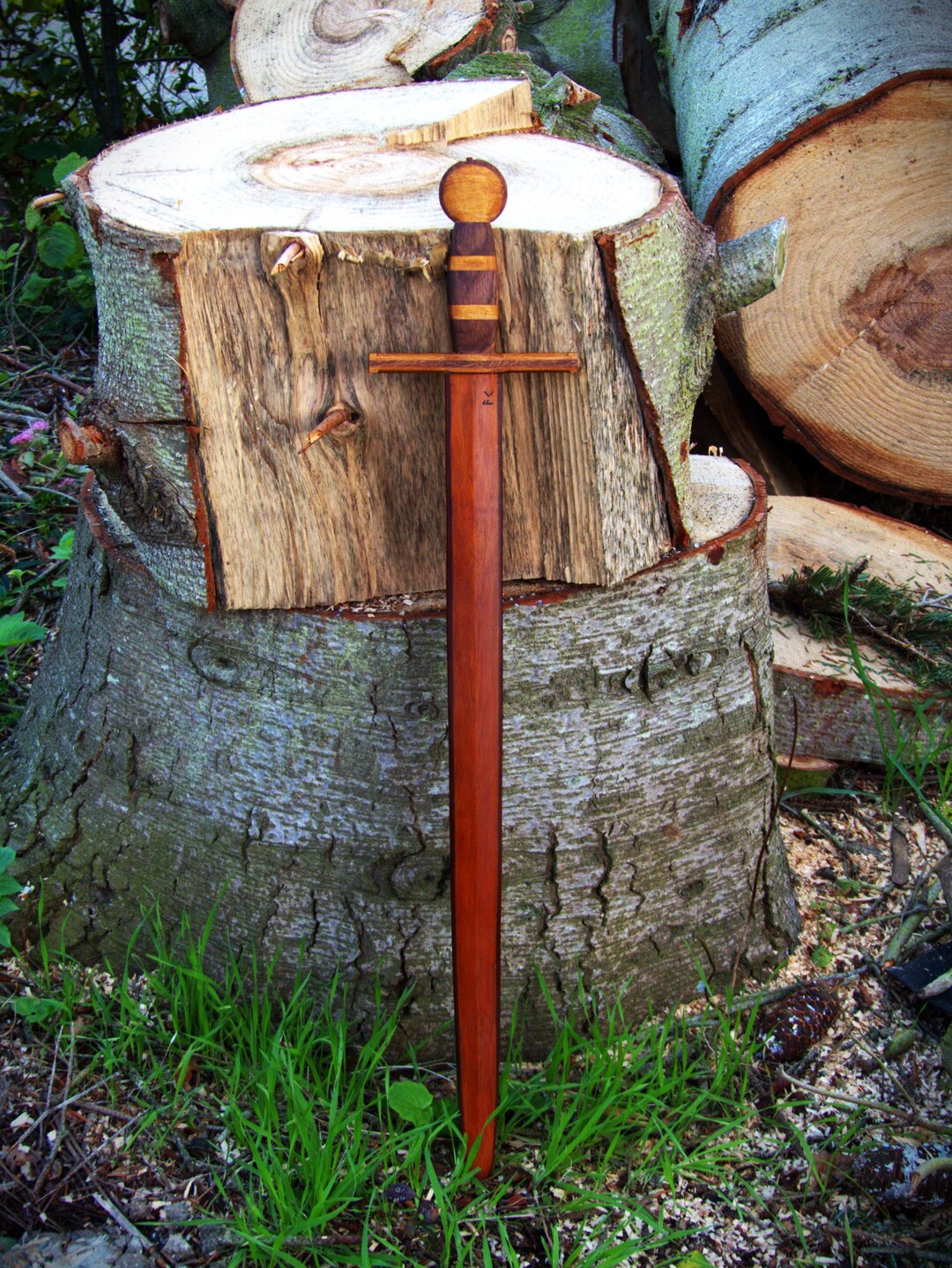 Handmade Wooden Sword Medieval Arming Sword grade 1 - Etsy