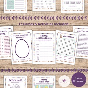 Easter Activity Printable, Easter Games, Easter Word Search, Easter ...
