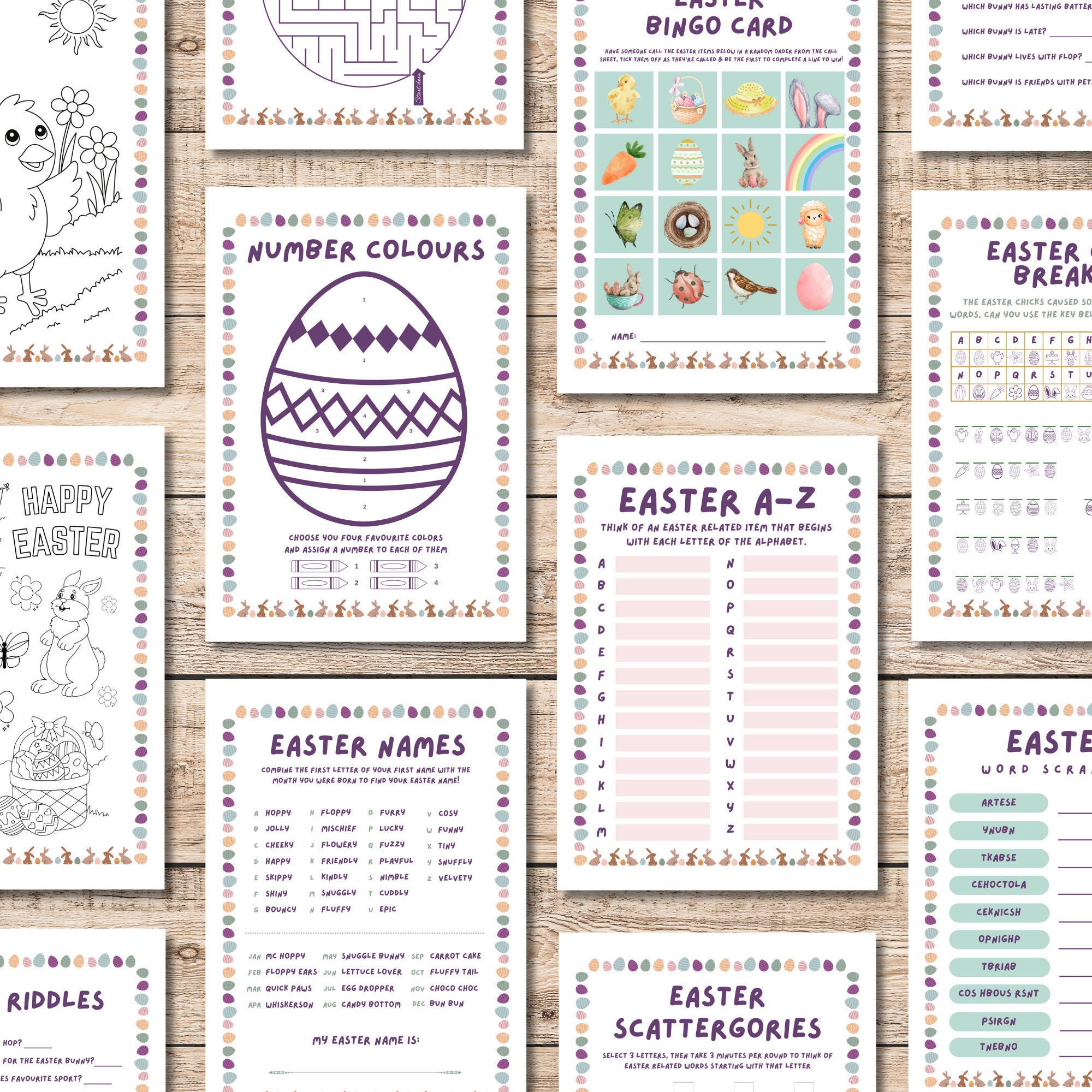 Easter Activity Printable, Easter Games, Easter Word Search, Easter ...